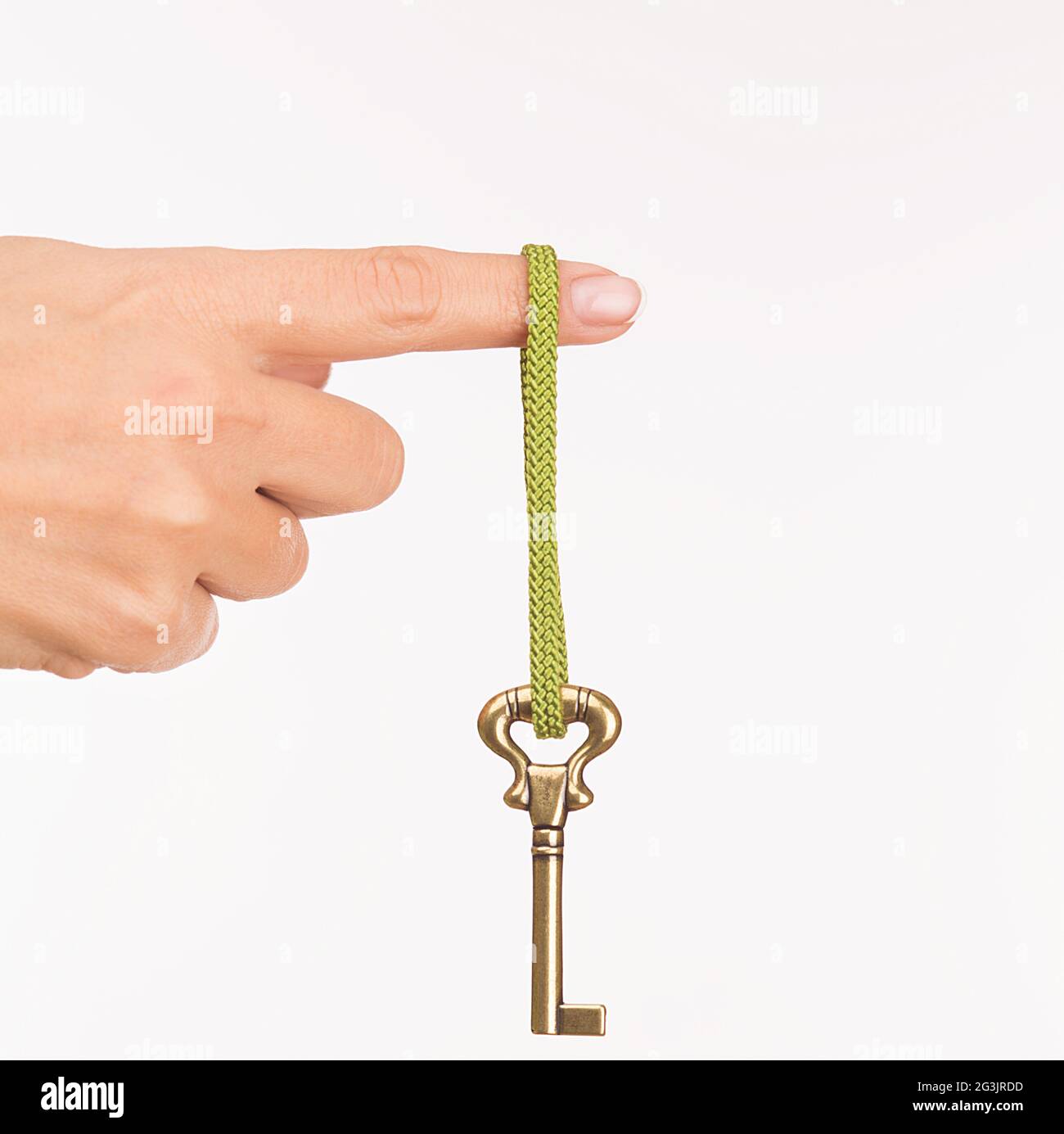 Old woman holding keys hi-res stock photography and images - Alamy