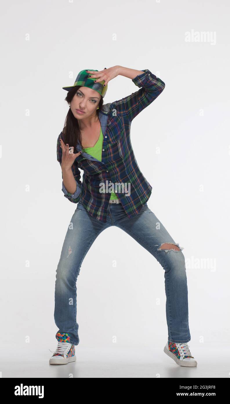 Female breakdancer street hi-res stock photography and images - Alamy