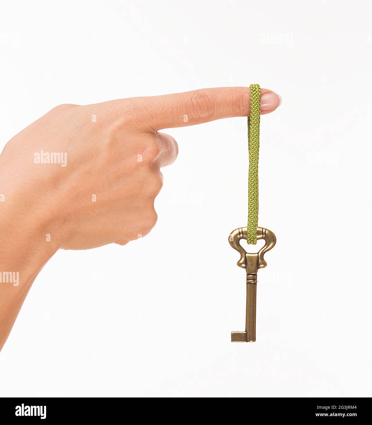 Old woman holding keys hi-res stock photography and images - Alamy