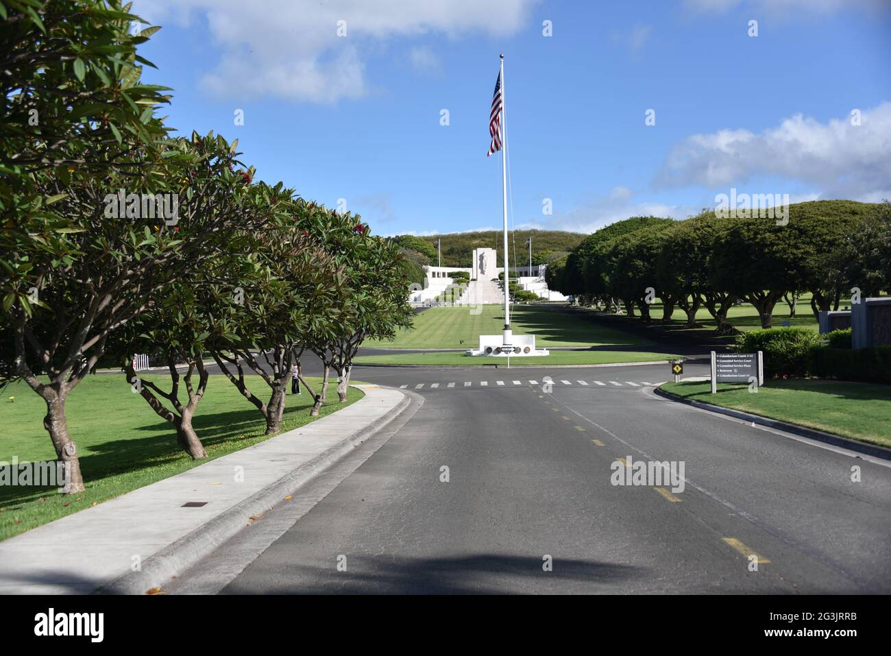 Oahu, HI. U.S.A. 6/5/2021. National Memorial Cemetery of the Pacific ...