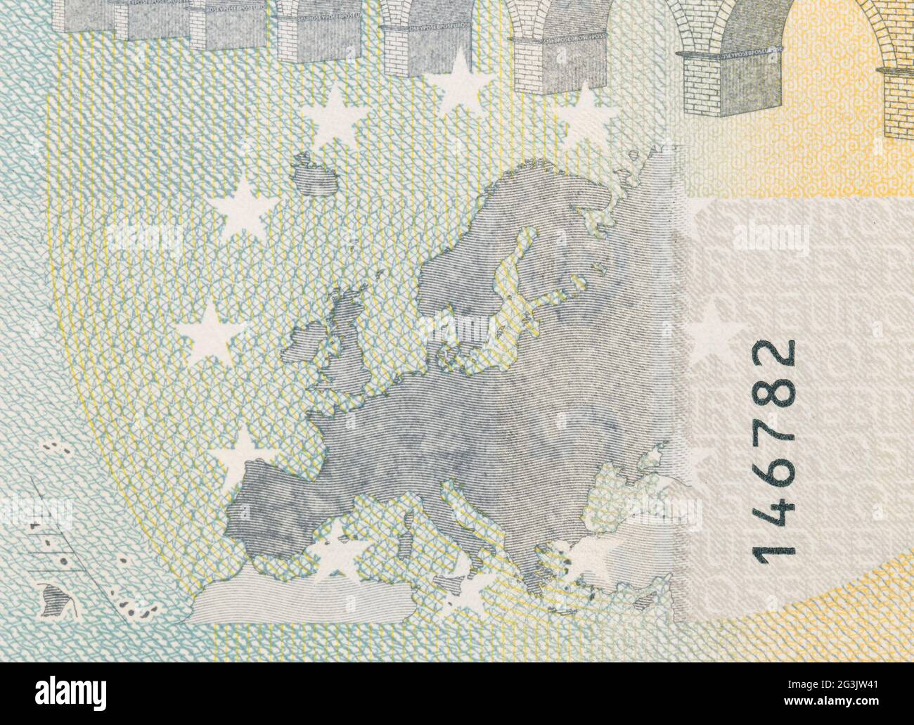 Close-up of a 5 euro bank note Stock Photo - Alamy