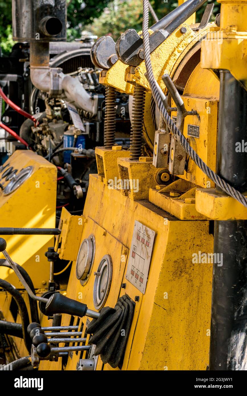 Heavy machinery detail hi-res stock photography and images - Alamy