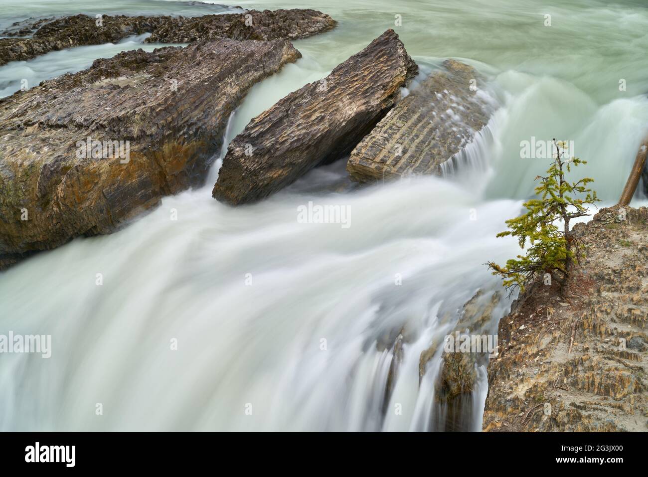 Natural Bridge Falls Yoho National Park. Turbulent rapids at the ... Natural Bridge Falls Yoho National Park. Turbulent rapids at the ...