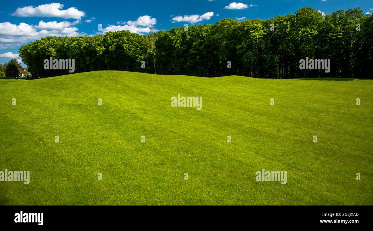 Golf course landscape Stock Photo - Alamy