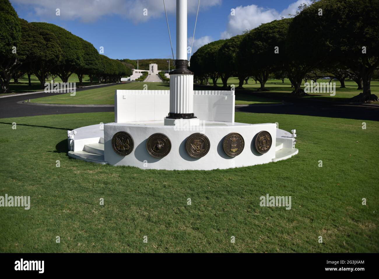 Oahu, HI. U.S.A. 6/5/2021. National Memorial Cemetery of the Pacific ...