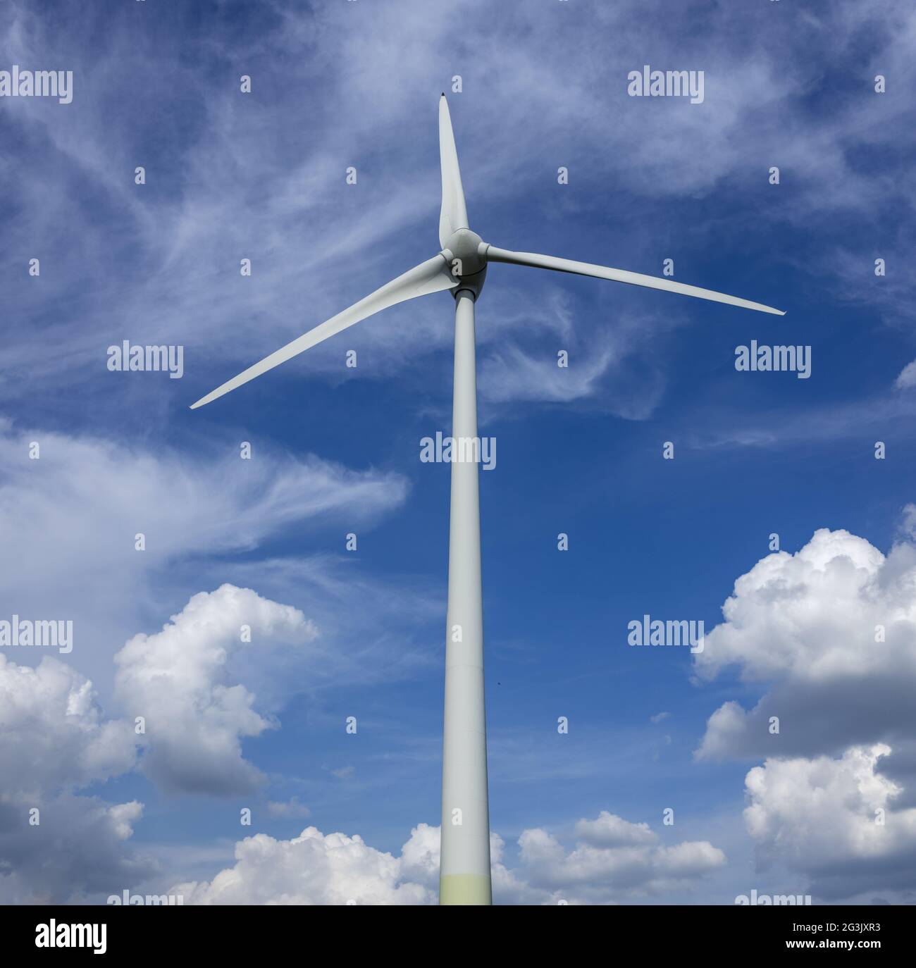 Windmill sustainable energy concept Stock Photo - Alamy