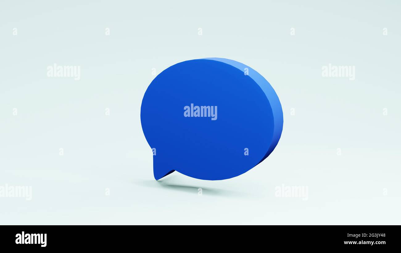 speech bubbles thinking balloon Infographic design 3d rendering Stock ...