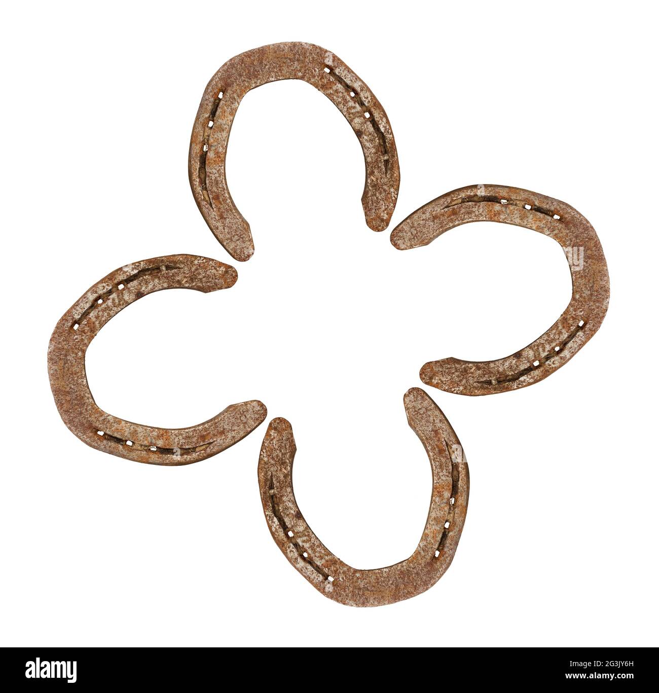 Forming four leaf clover Cut Out Stock Images & Pictures - Alamy