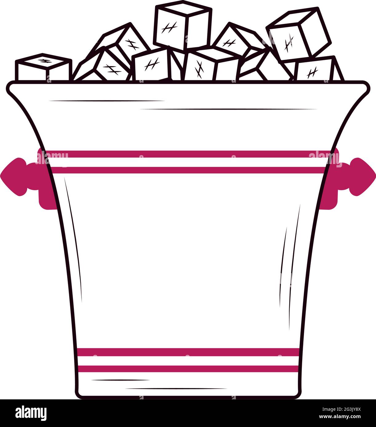 Frozen water clear ice on Stock Vector Images - Alamy