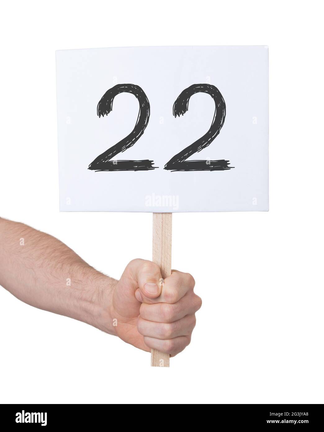 Number 22 Cut Out Stock Images & Pictures - Alamy