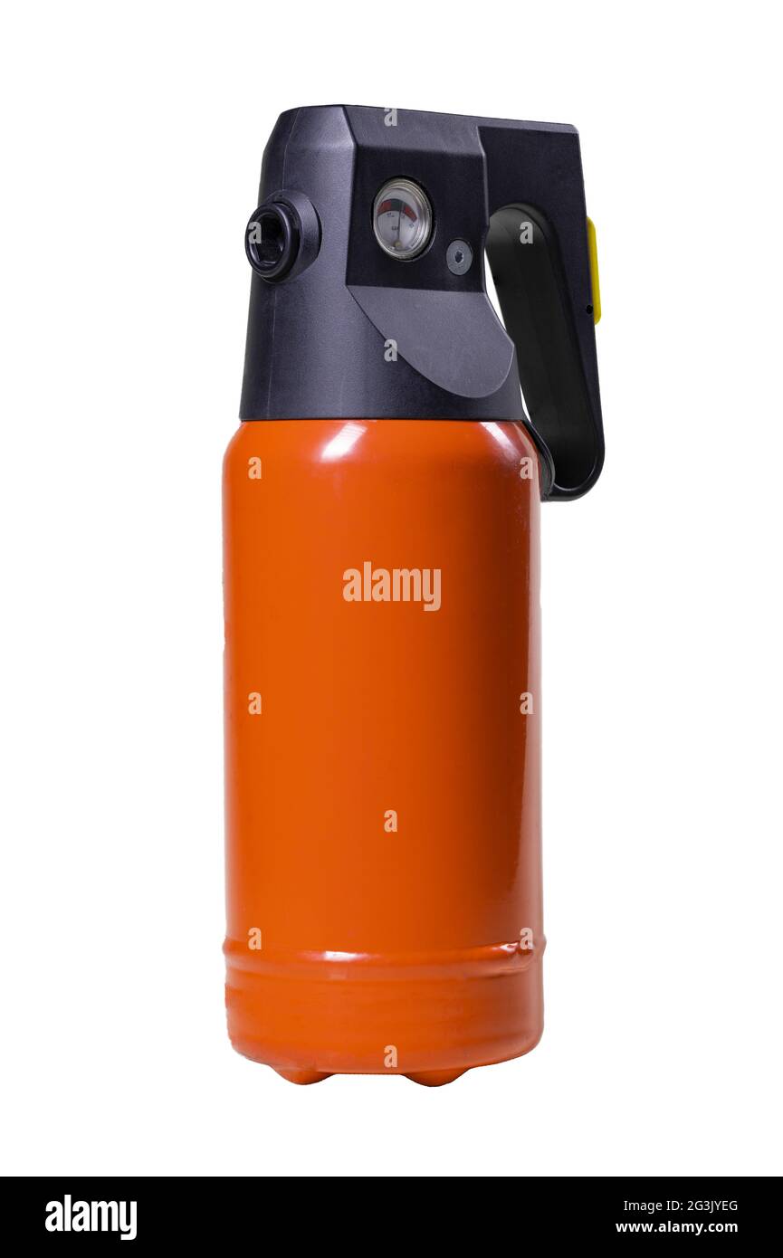 A small fire extinguisher to extinguish a fire in passenger cars. Fire ...
