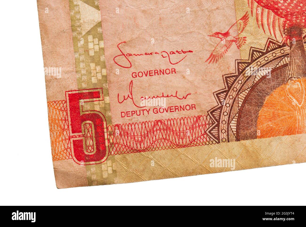 5 Gambian dalasi bank note Stock Photo - Alamy