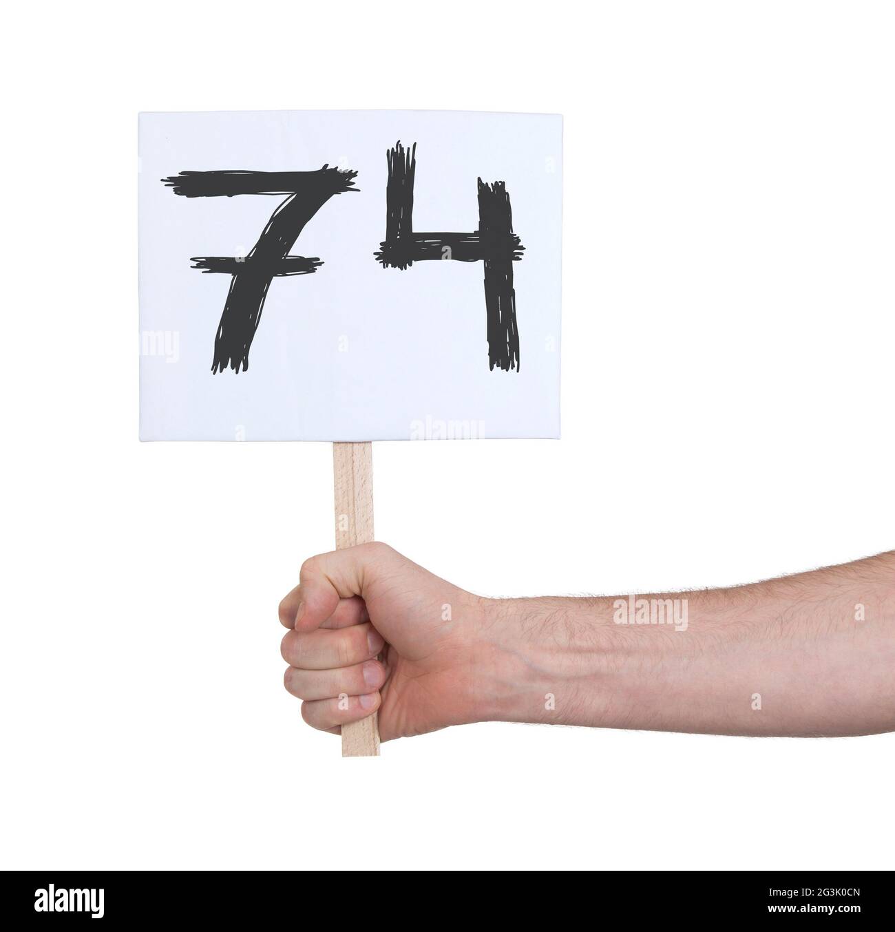 Number 74 Cut Out Stock Images & Pictures - Alamy