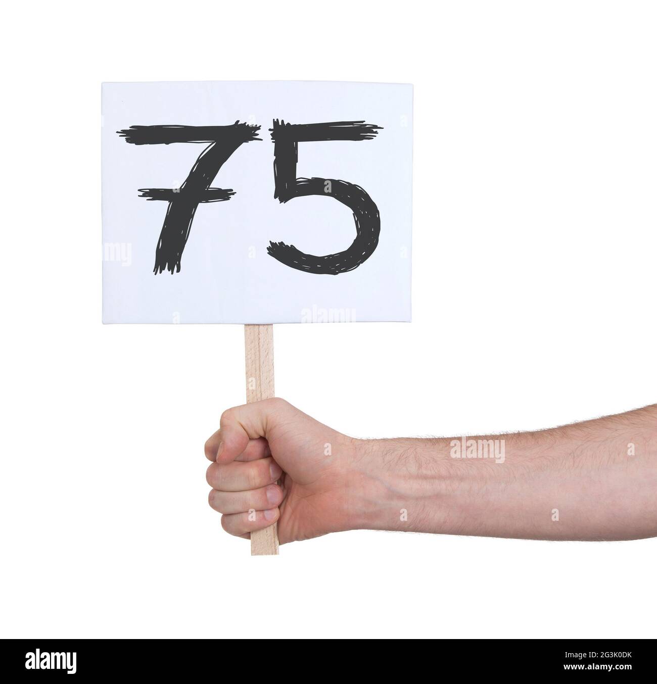 Number 75 High Resolution Stock Photography and Images - Alamy