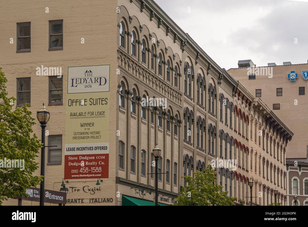 Grand Rapids, MI, USA - June 7, 2008: historic The Ledyard building in ...