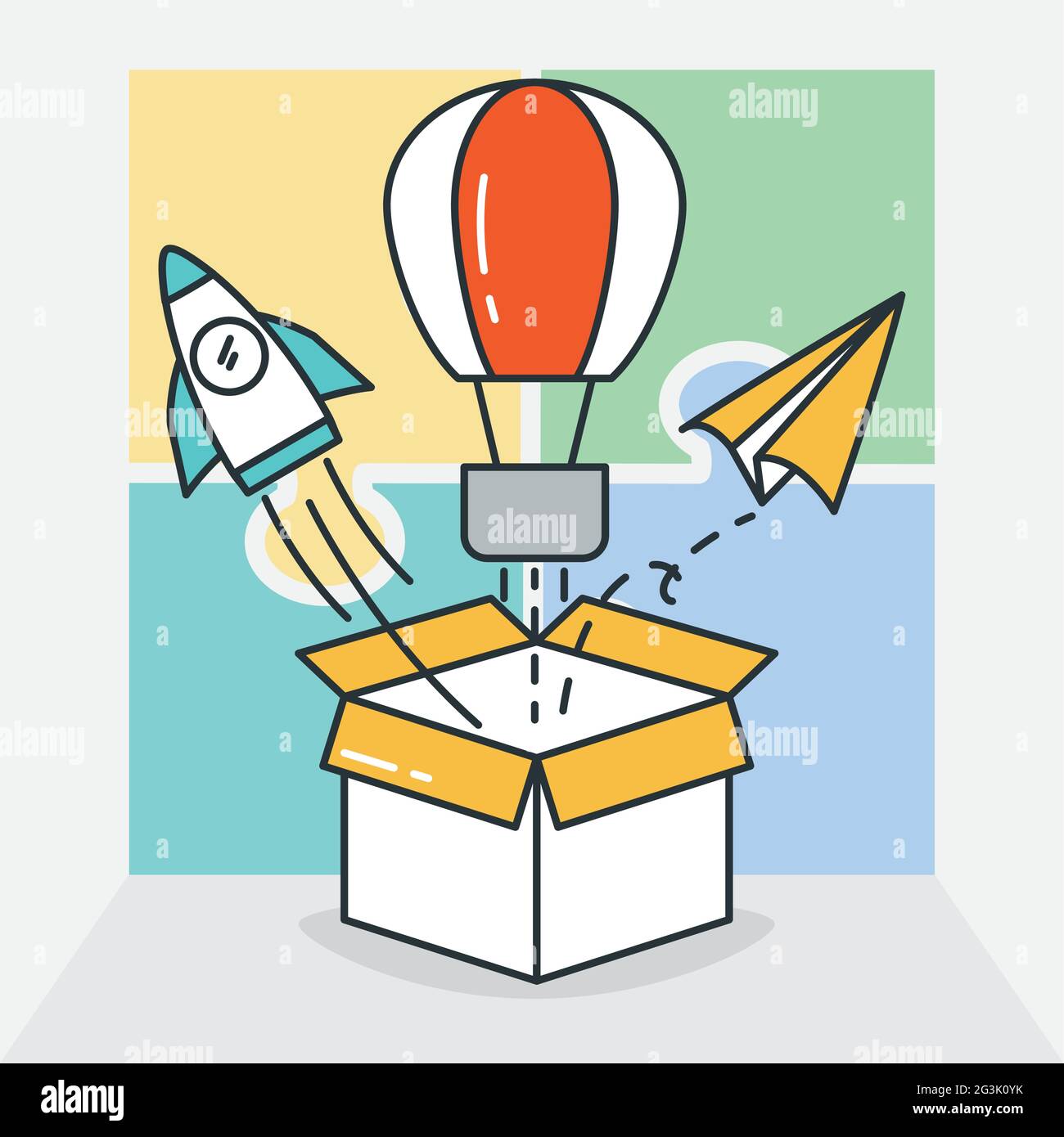 Creative big idea icons Stock Vector Images - Alamy