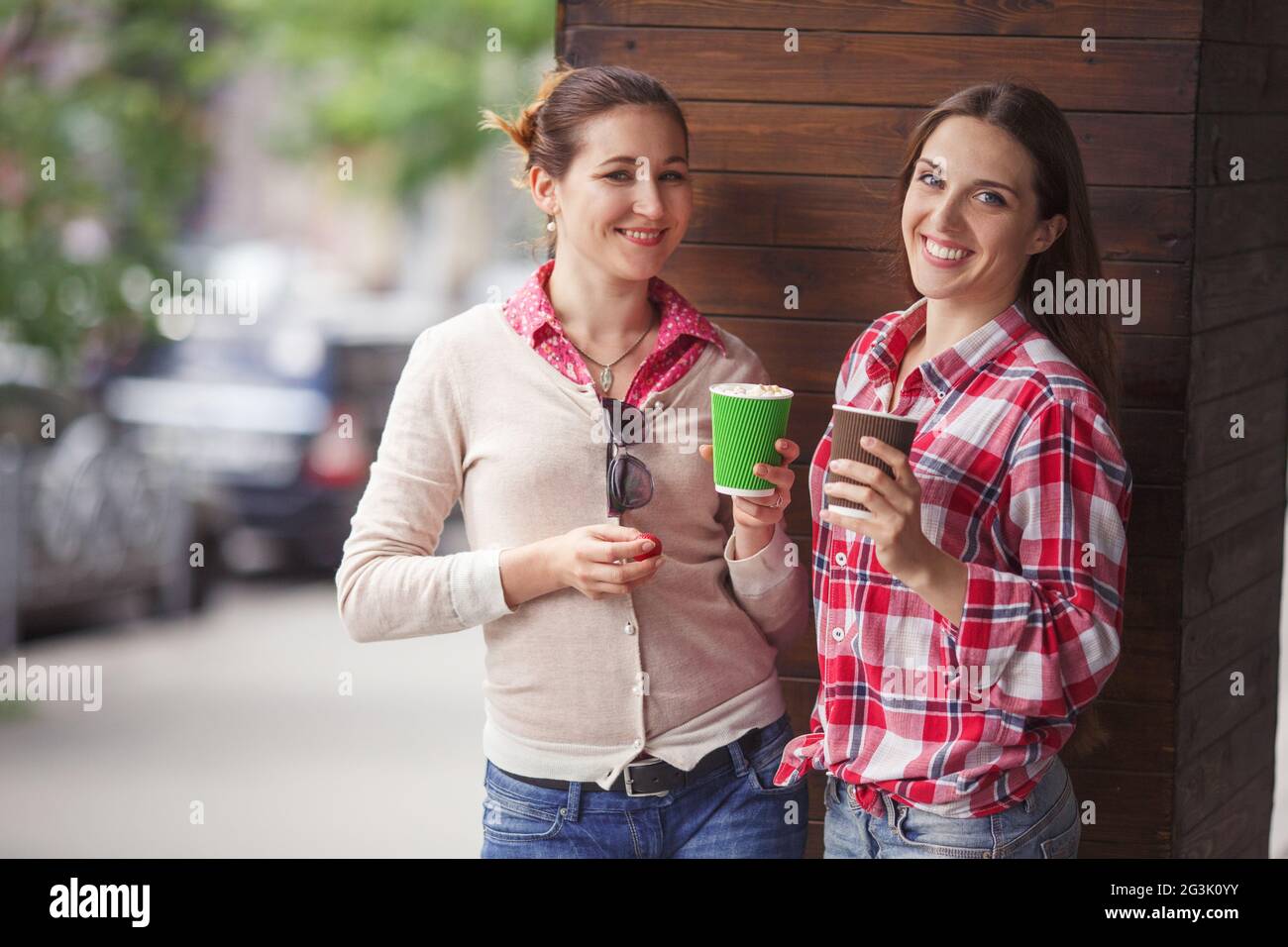 Two ladies using hi-res stock photography and images - Alamy