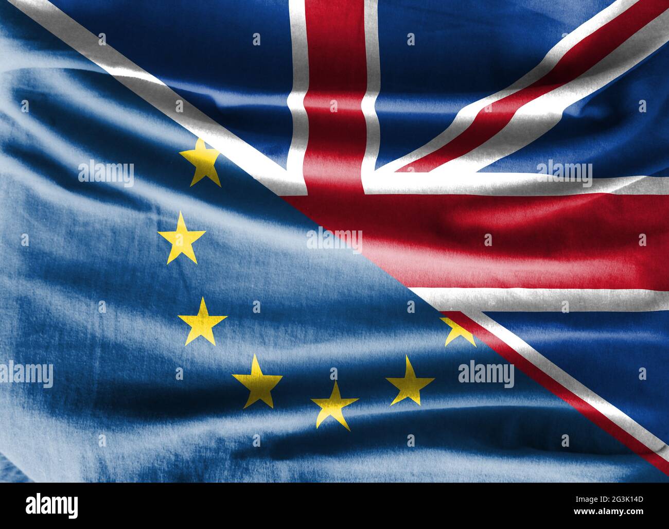 Uk eu flags hi-res stock photography and images - Alamy