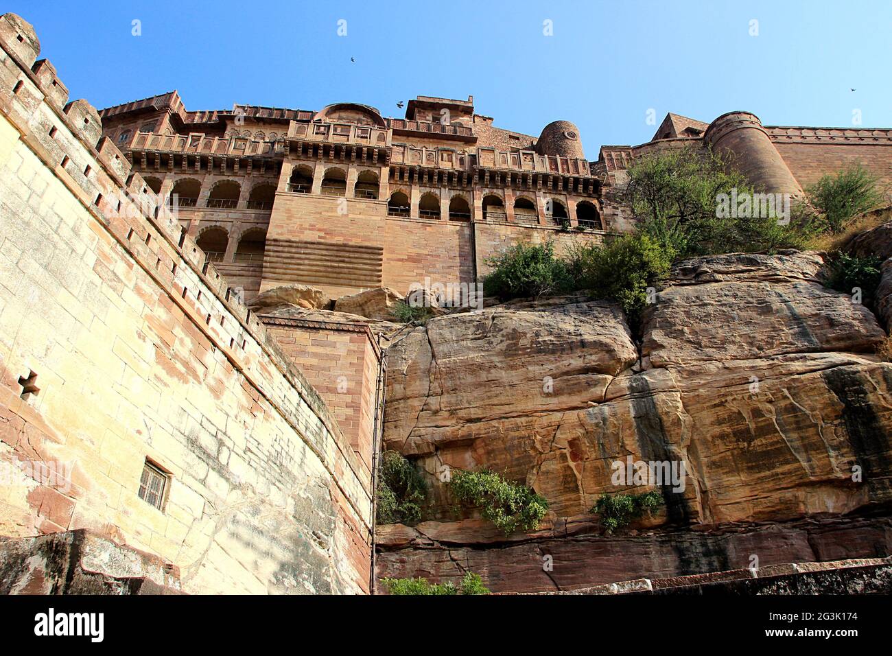 Hill fort on the rock hi-res stock photography and images - Alamy