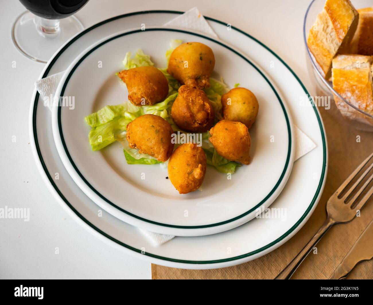 Spanish cod fritters hi-res stock photography and images - Alamy