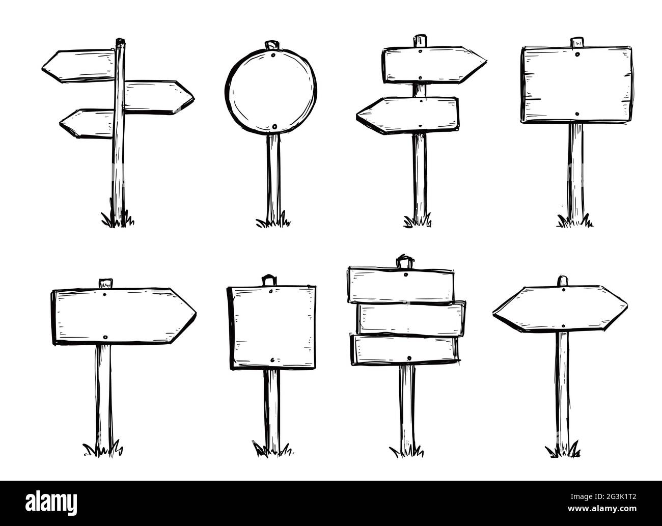 Direction Signs Hand