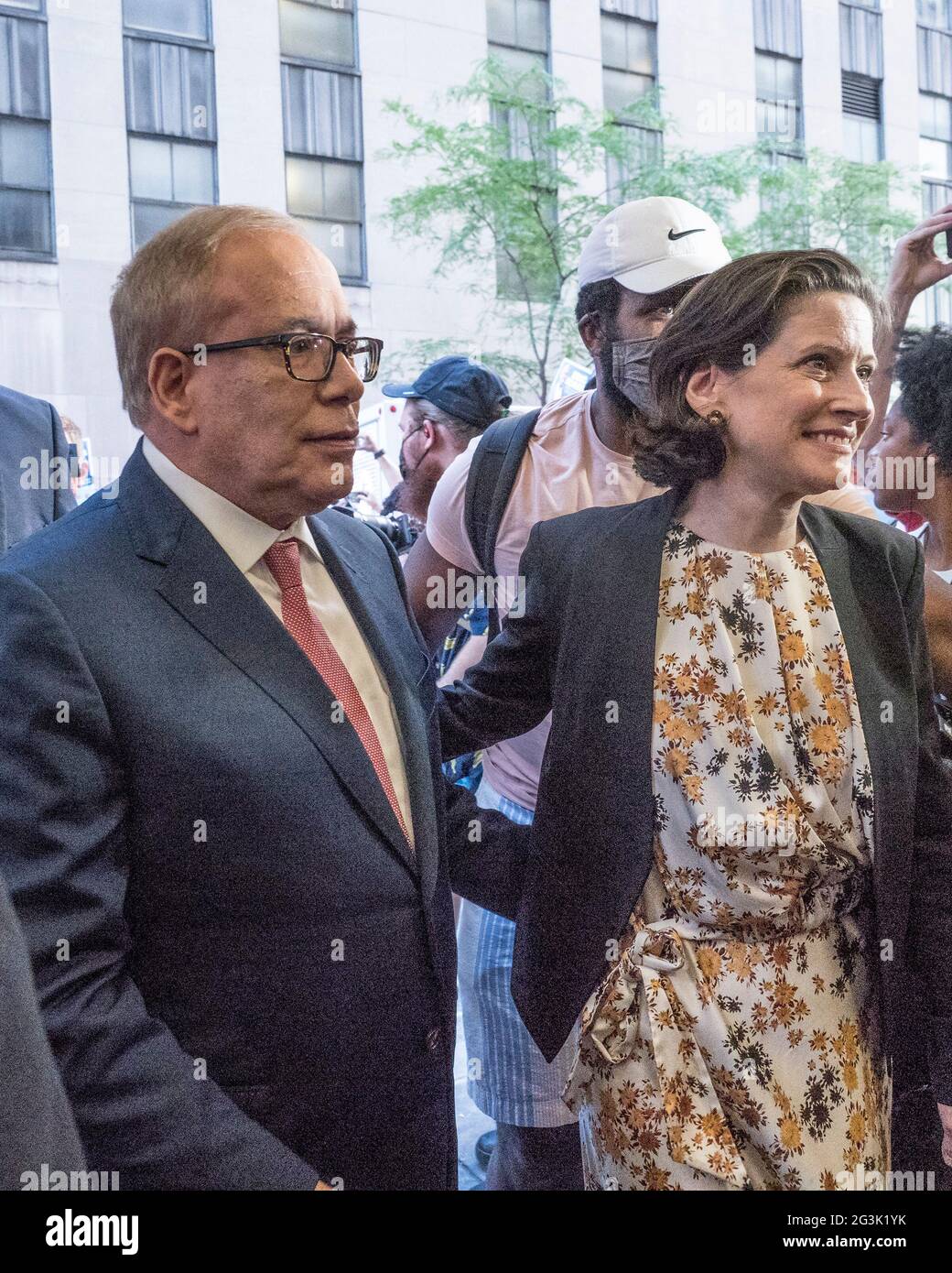 New York, New York, USA. 16th June, 2021. Mayoral Candidate Scott ...