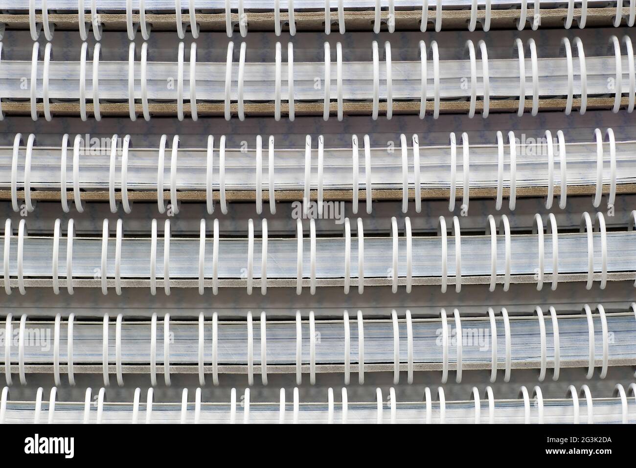 stack of spiral notebooks Stock Photo - Alamy