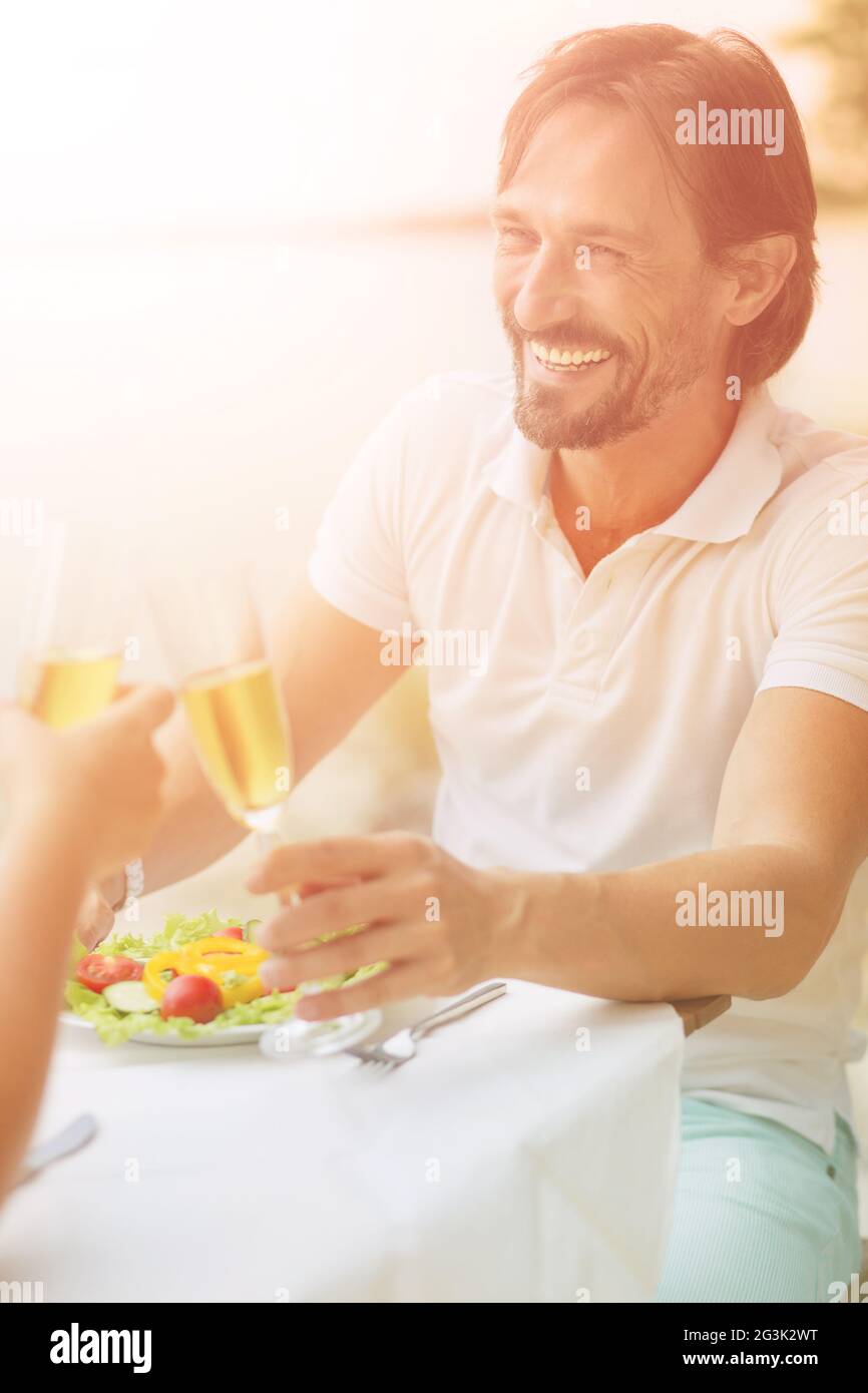 Mature man dating Stock Photo - Alamy