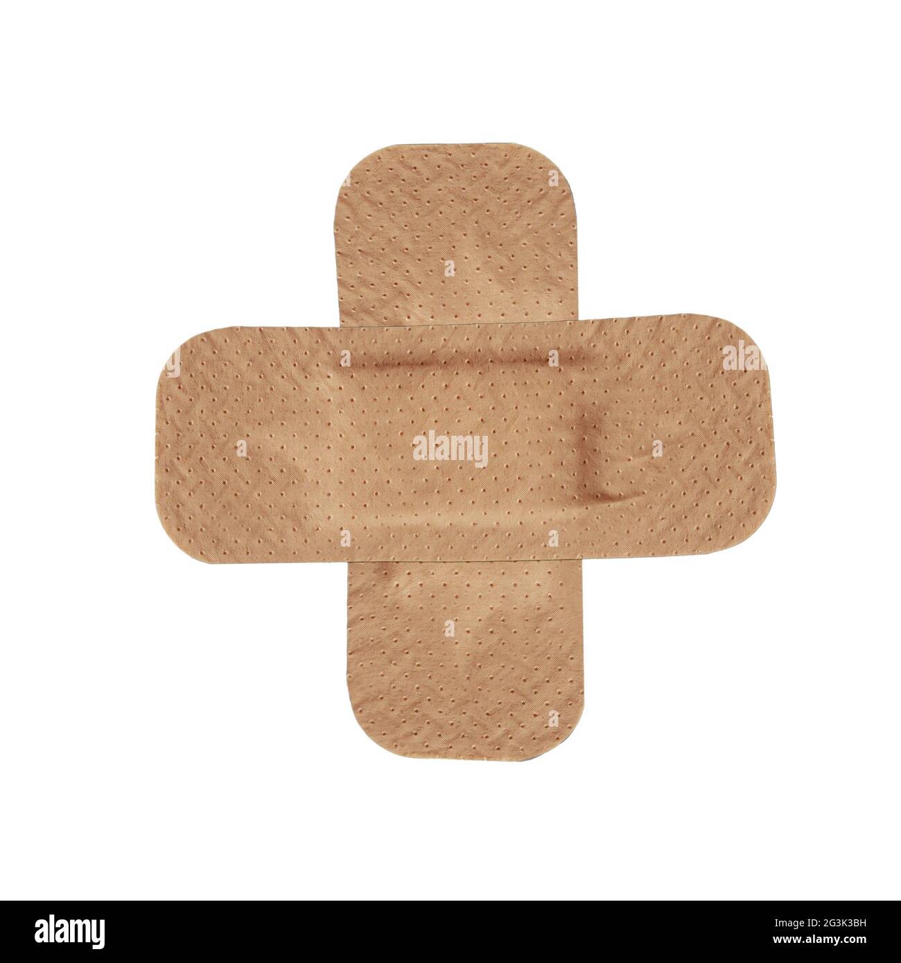 A plaster cross isolated over a white Stock Photo - Alamy