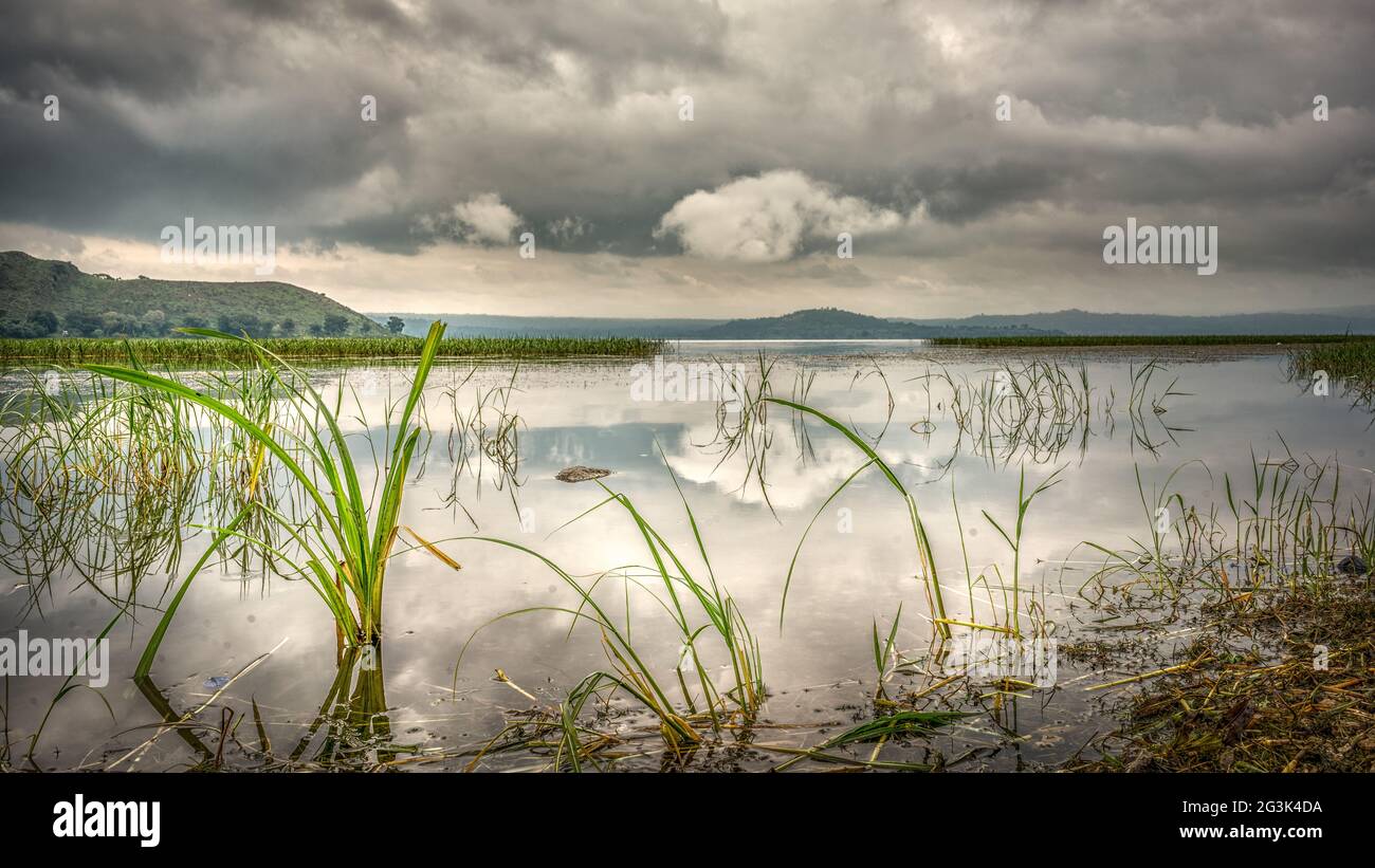 Beautiful Hawassa lake Stock Photo - Alamy