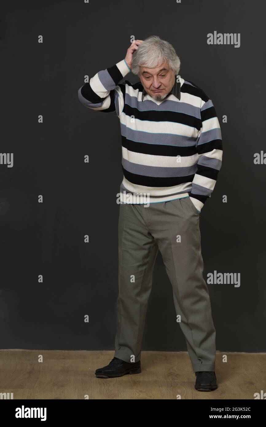 Professor man of university or colleage in studio Stock Photo - Alamy