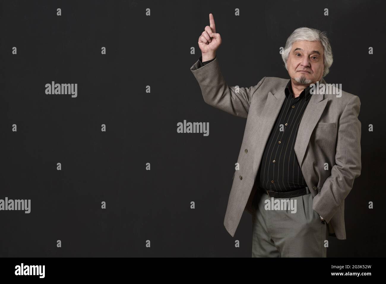 Professor man of university or colleage in studio Stock Photo - Alamy