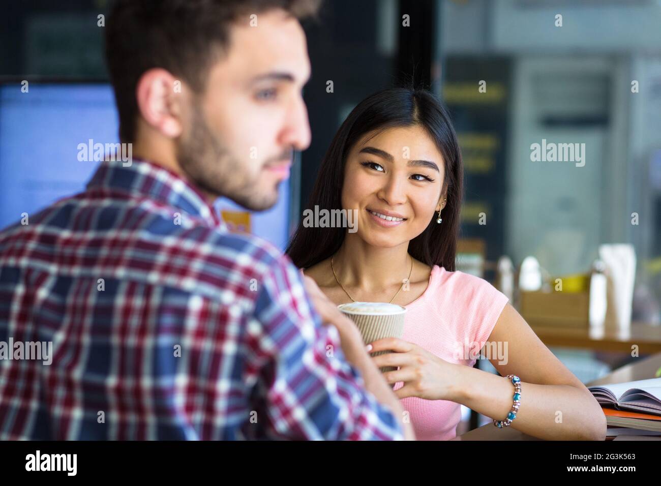 Romantic couple having date Stock Photo - Alamy