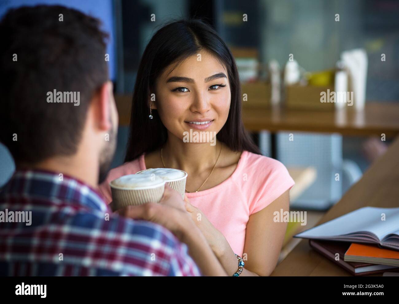 Romantic couple having date Stock Photo - Alamy