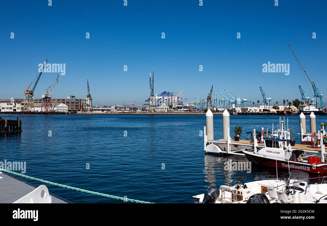Port of Los Angeles San Pedro, California Stock Photo - Alamy