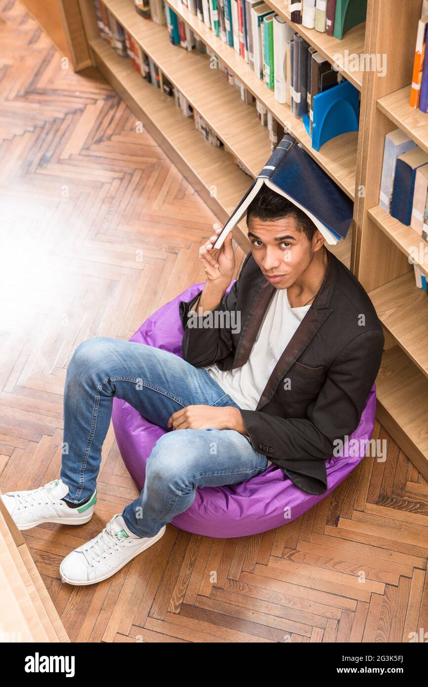 Handsome textbook hi-res stock photography and images - Alamy
