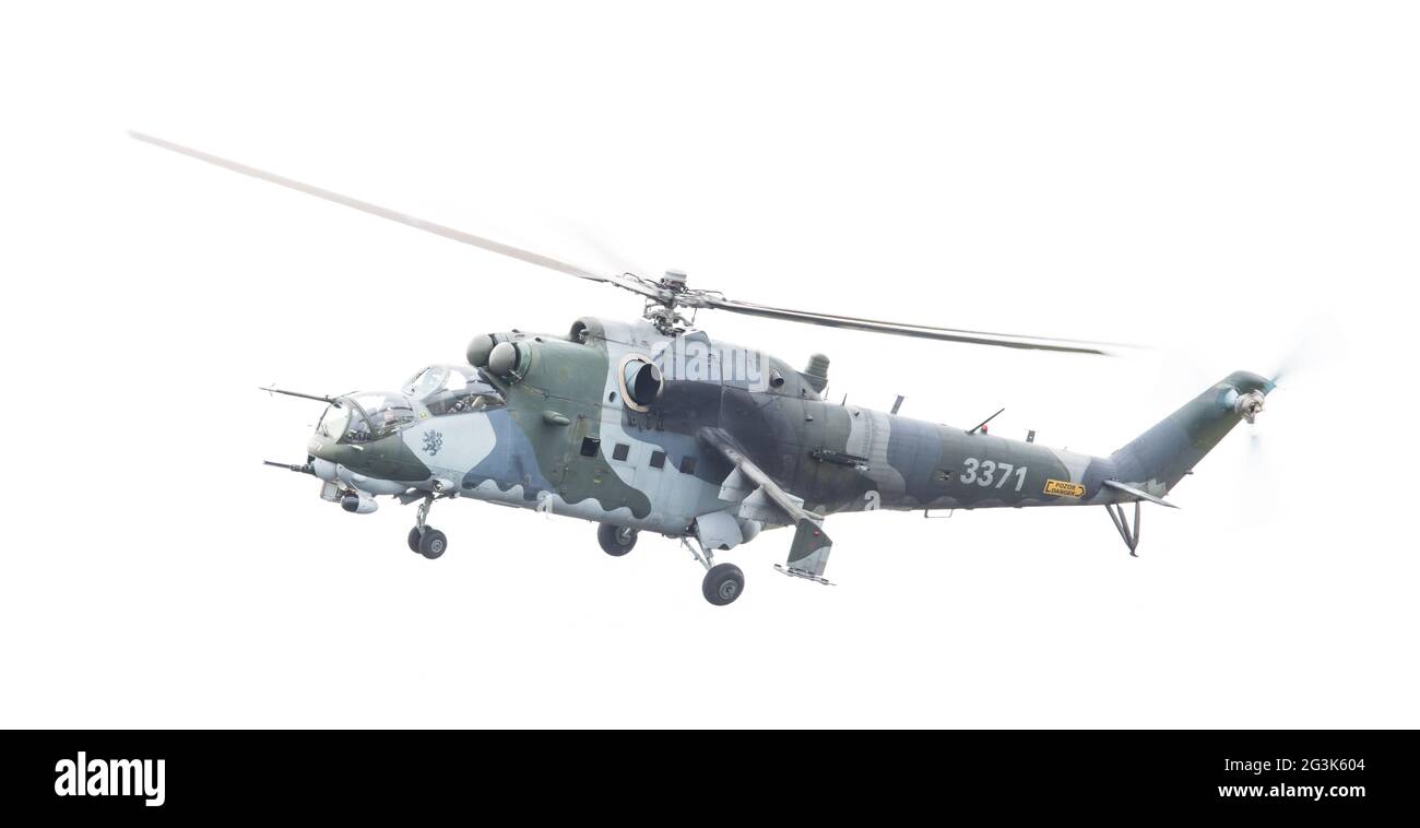 Mil mi 24 hind helicopter Cut Out Stock Images & Pictures - Alamy