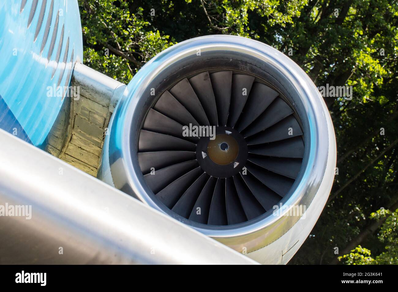 Engine of an airplane Stock Photo - Alamy