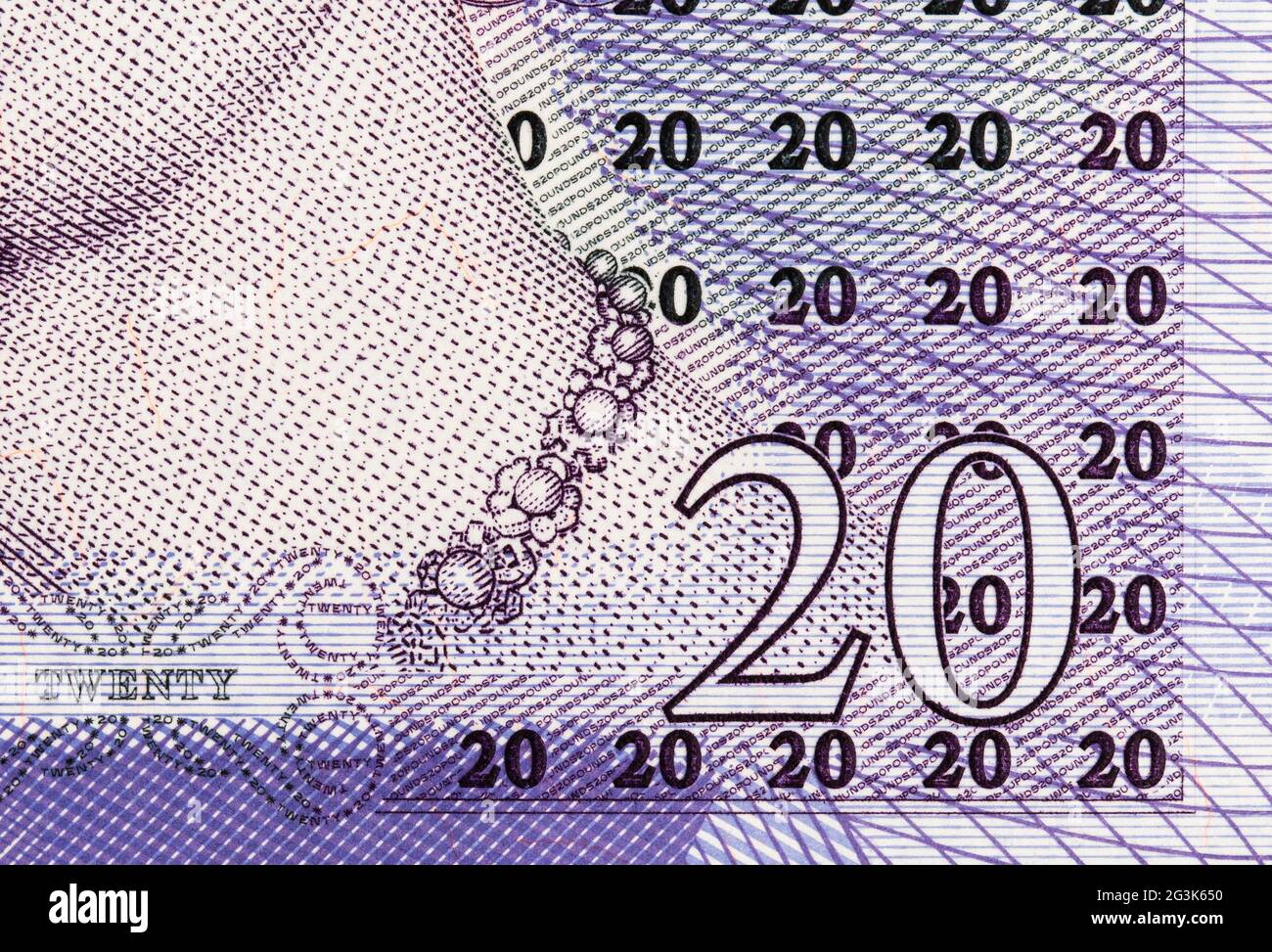 Pound currency background - 20 Pounds Stock Photo - Alamy