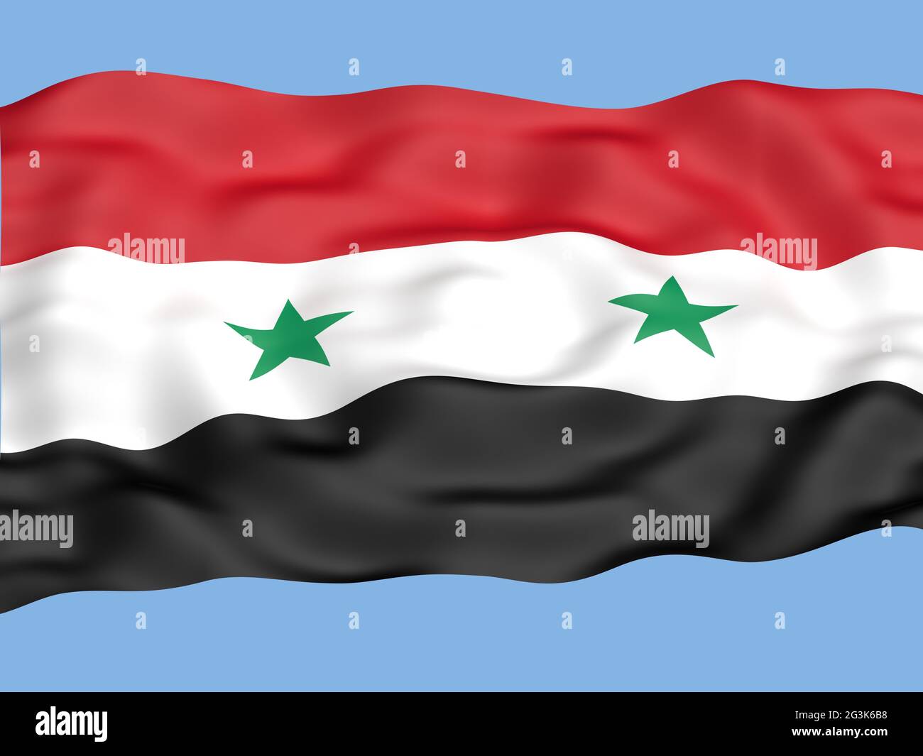 Syria waving flag hi-res stock photography and images - Alamy