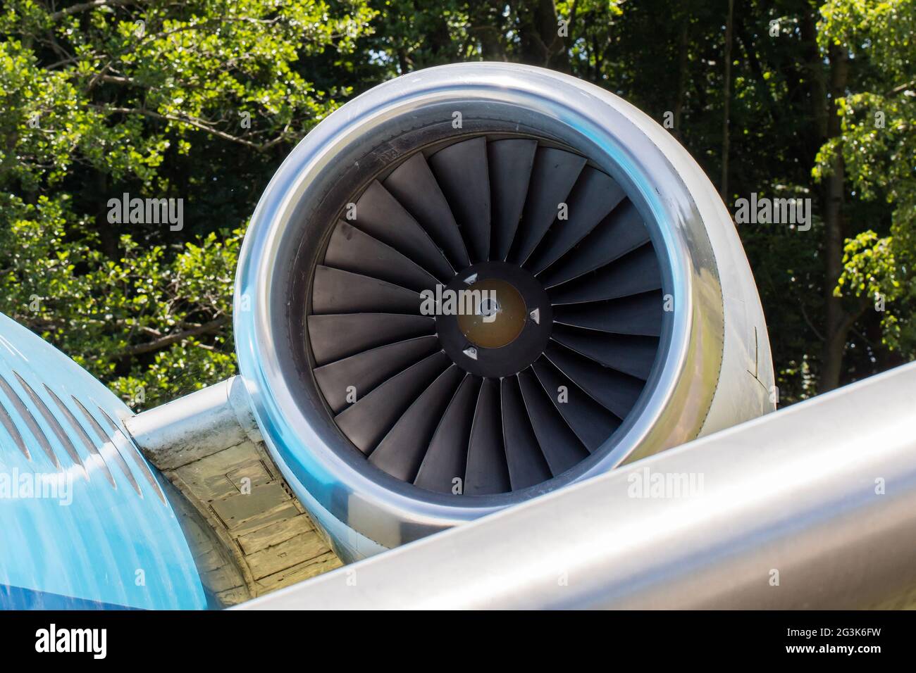 Engine of an airplane Stock Photo - Alamy
