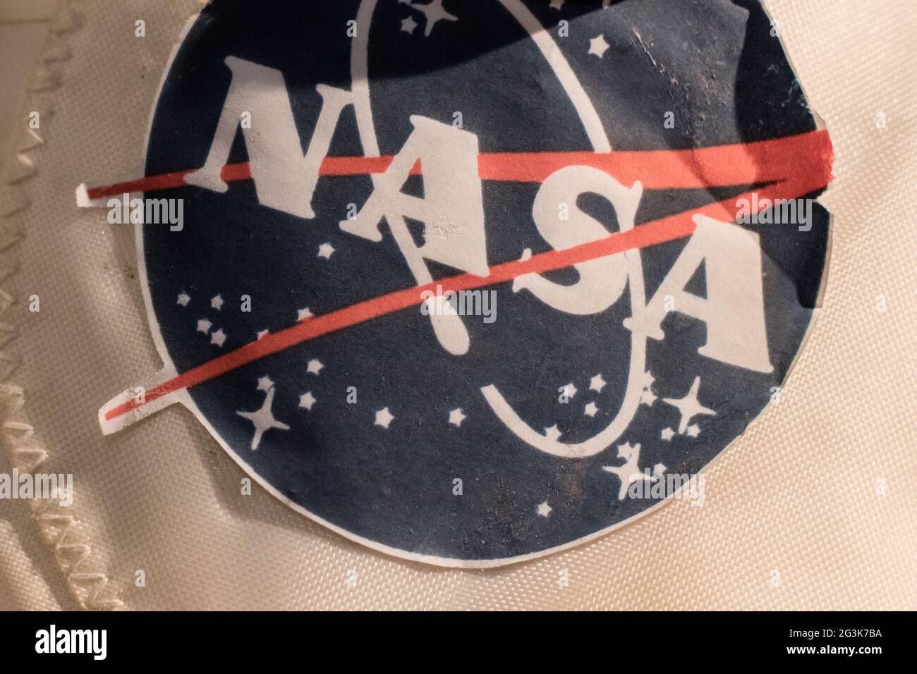 Closeup of an old NASA spacesuit Stock Photo - Alamy