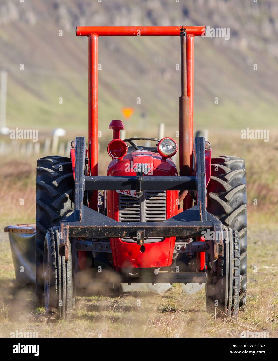 Old tractor in iceland hi-res stock photography and images - Alamy