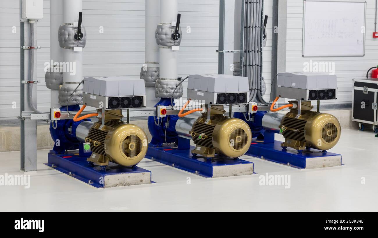 Electrical generator used for distributing water Stock Photo - Alamy