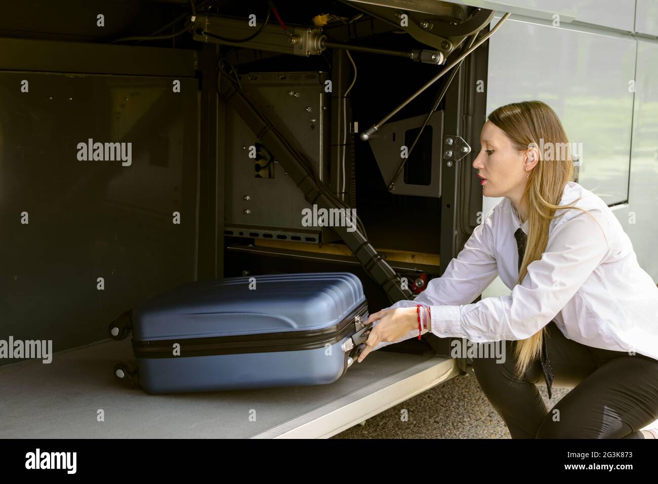 Bus luggage compartment hi-res stock photography and images - Alamy