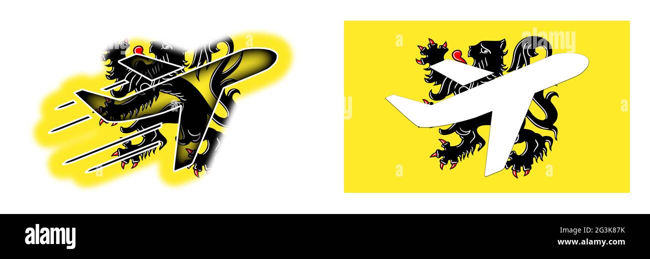 Flag flanders Cut Out Stock Images & Pictures - Alamy