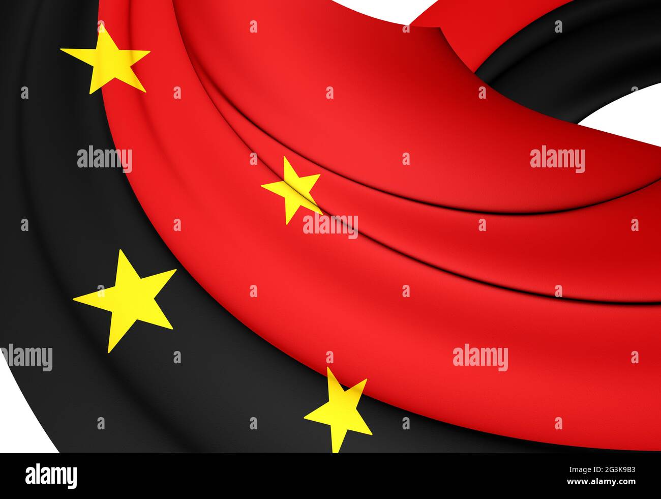 3D Flag of the North Santander Department Stock Photo - Alamy