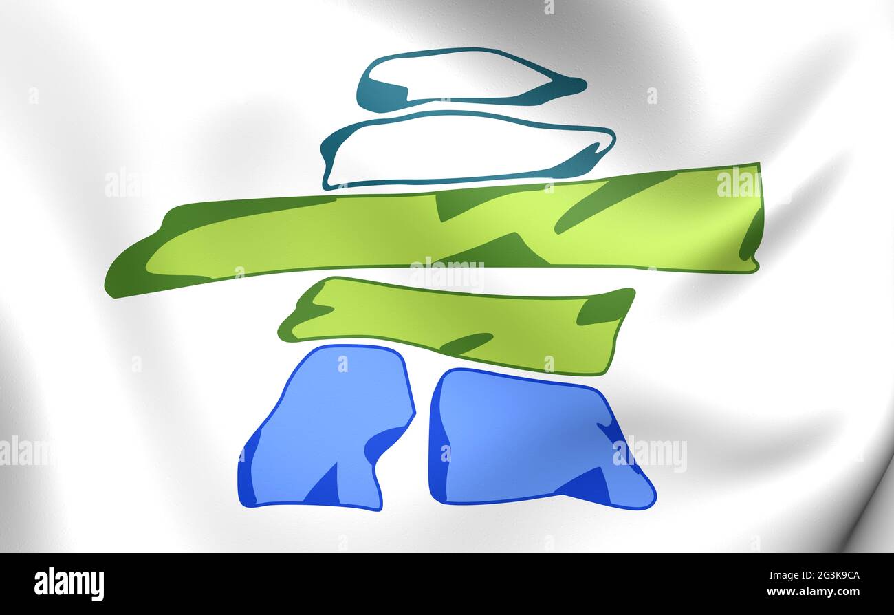 Newfoundland labrador flag waving hi-res stock photography and images ...