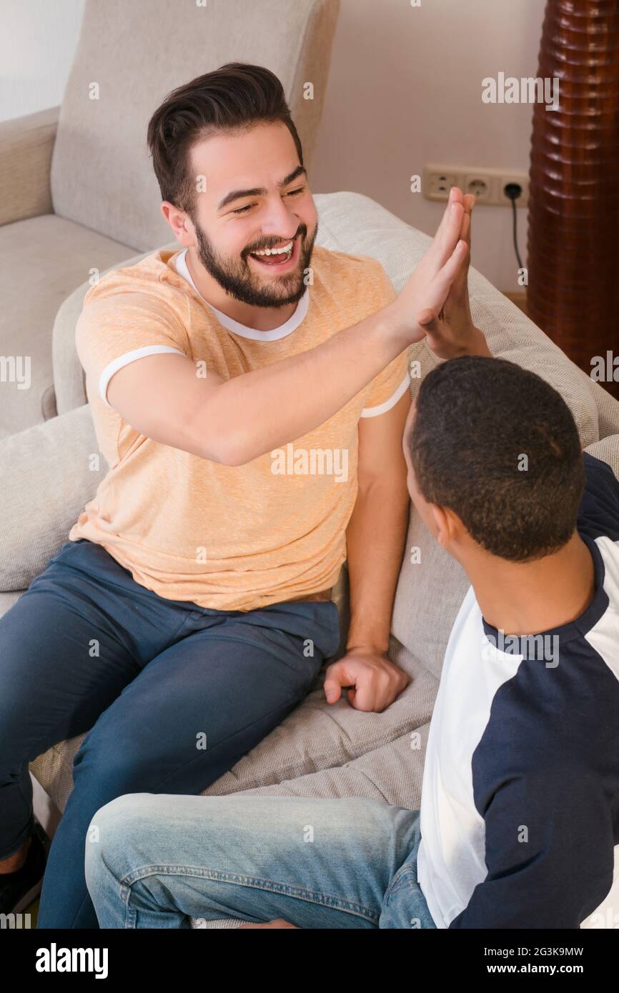 Two best friends men Stock Photo - Alamy
