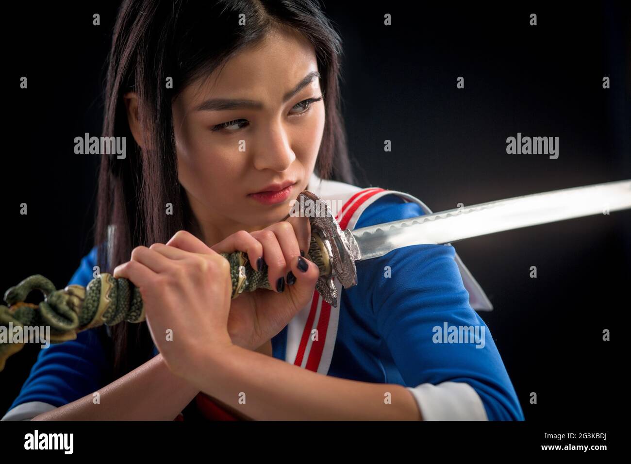 Asian lady sword in hi-res stock photography and images - Alamy